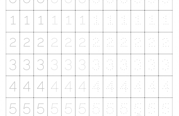 Mācies rakstīt ciparus - savieno punktiņus - Gudlenieks